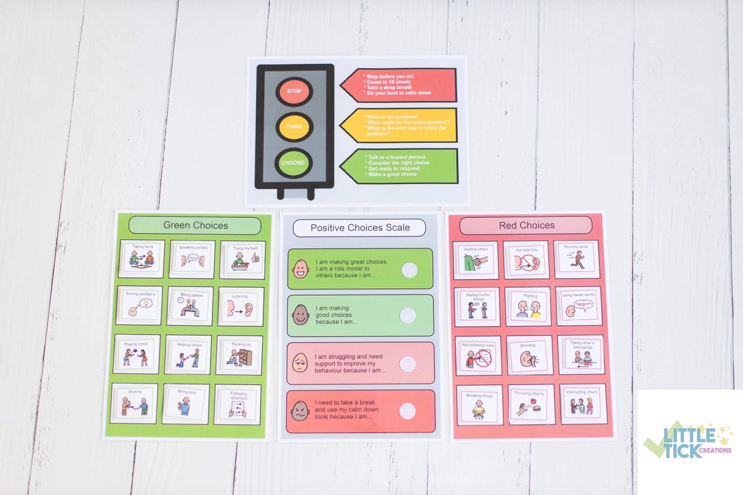 Positive Choices Scale Resource Pack - Etsy