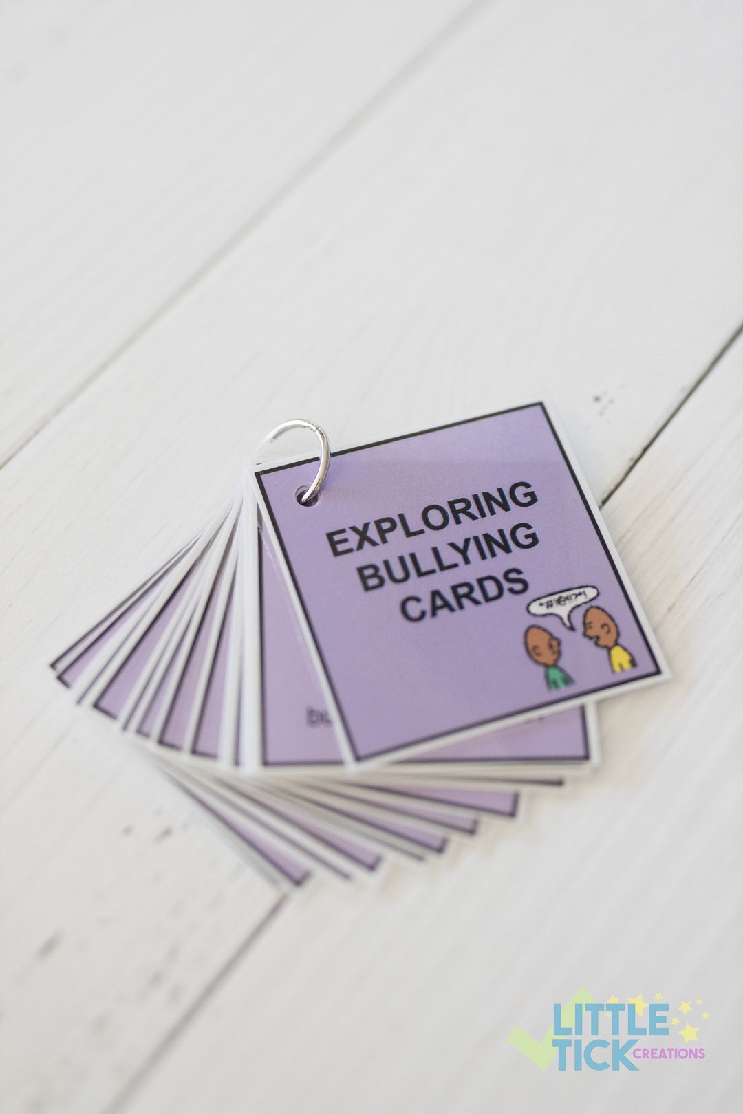Exploring Bullying Keyring Flash Cards - Etsy