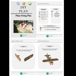 Plane Swing DIY Plan CNC Files - Etsy