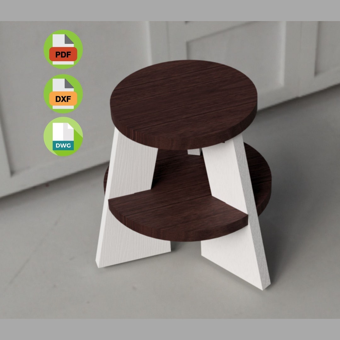 DIY Wooden Round Step Stool Plan Child Step Stool Kitchen - Etsy