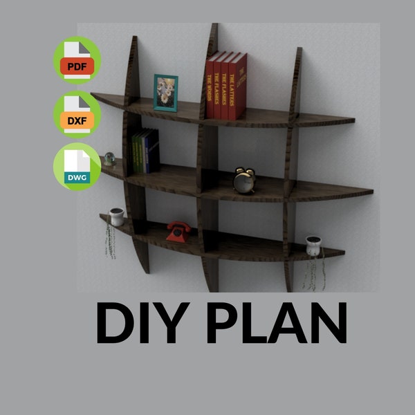 Diy Bookshelf Kit - Etsy
