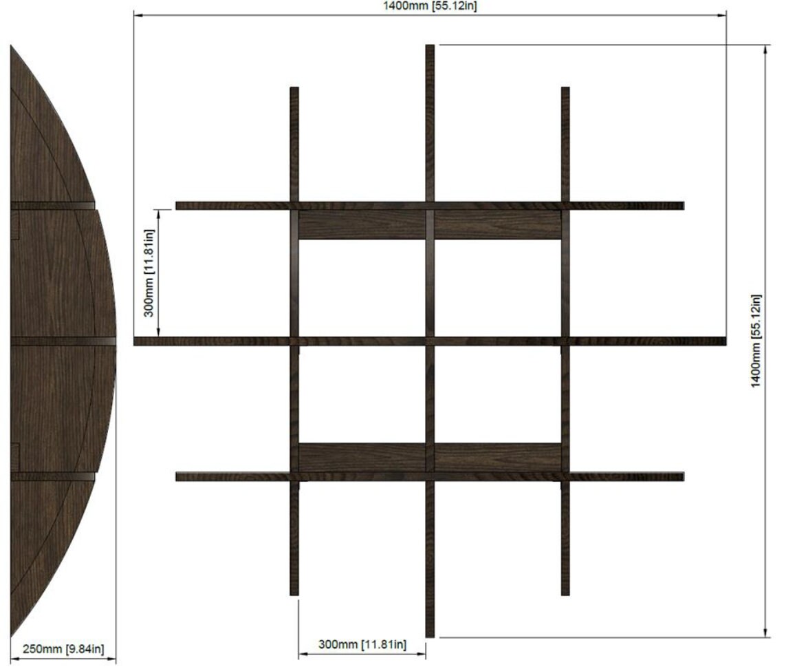 Sphere Bookshelf DIY Plan - Etsy