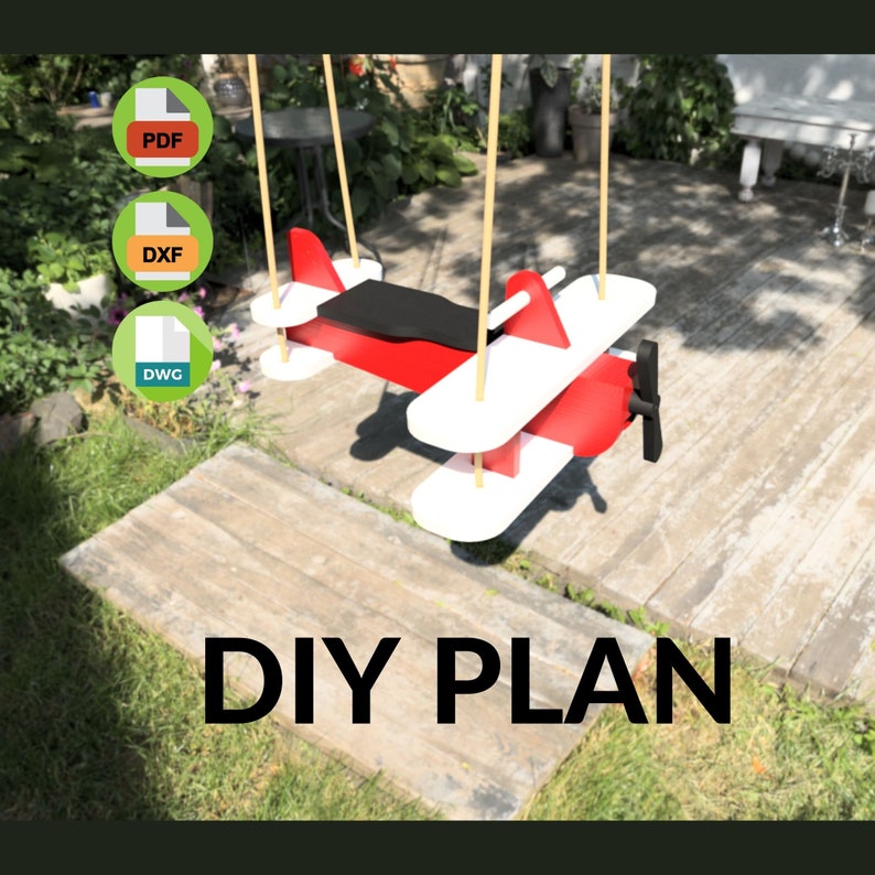 Plane Swing DIY Plan CNC Files - Etsy