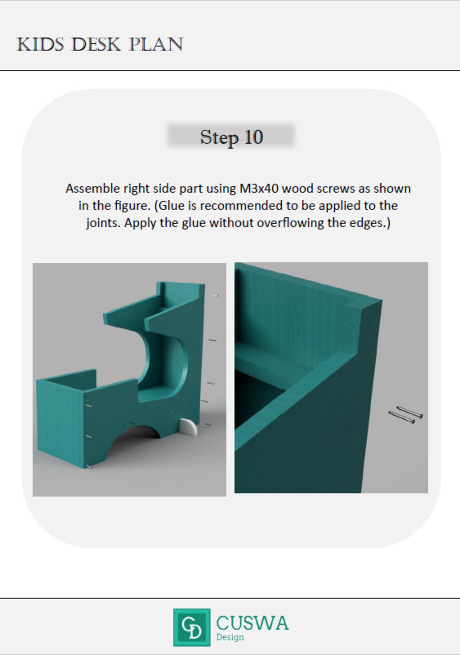 Kids Desk DIY Plan, Kids Coloring Desk, Kids Activity Desk Plan - Etsy