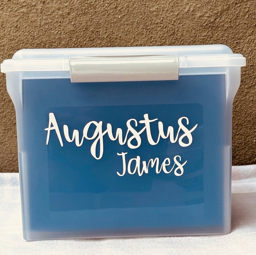 FULLY ASSEMBLED - Children's Milestone Organization Box, Kid's Memory ...