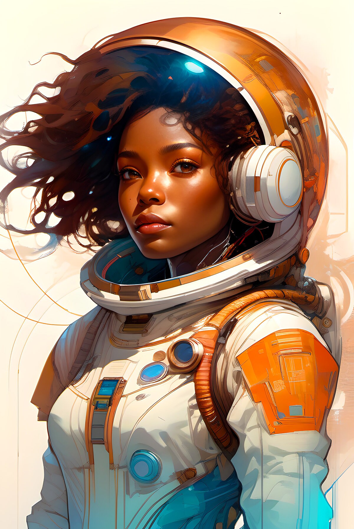 Custom Digital Art Fantasy Character Portrait Commisions traditional AI ...