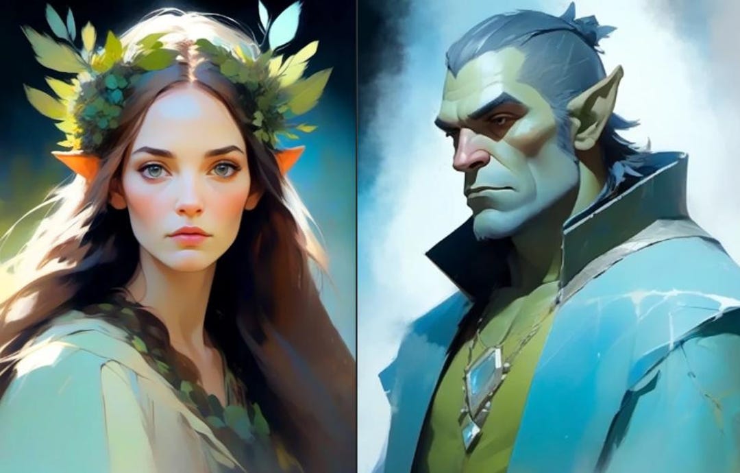Custom Digital Art - Fantasy Character Portrait Commisions (traditional ...