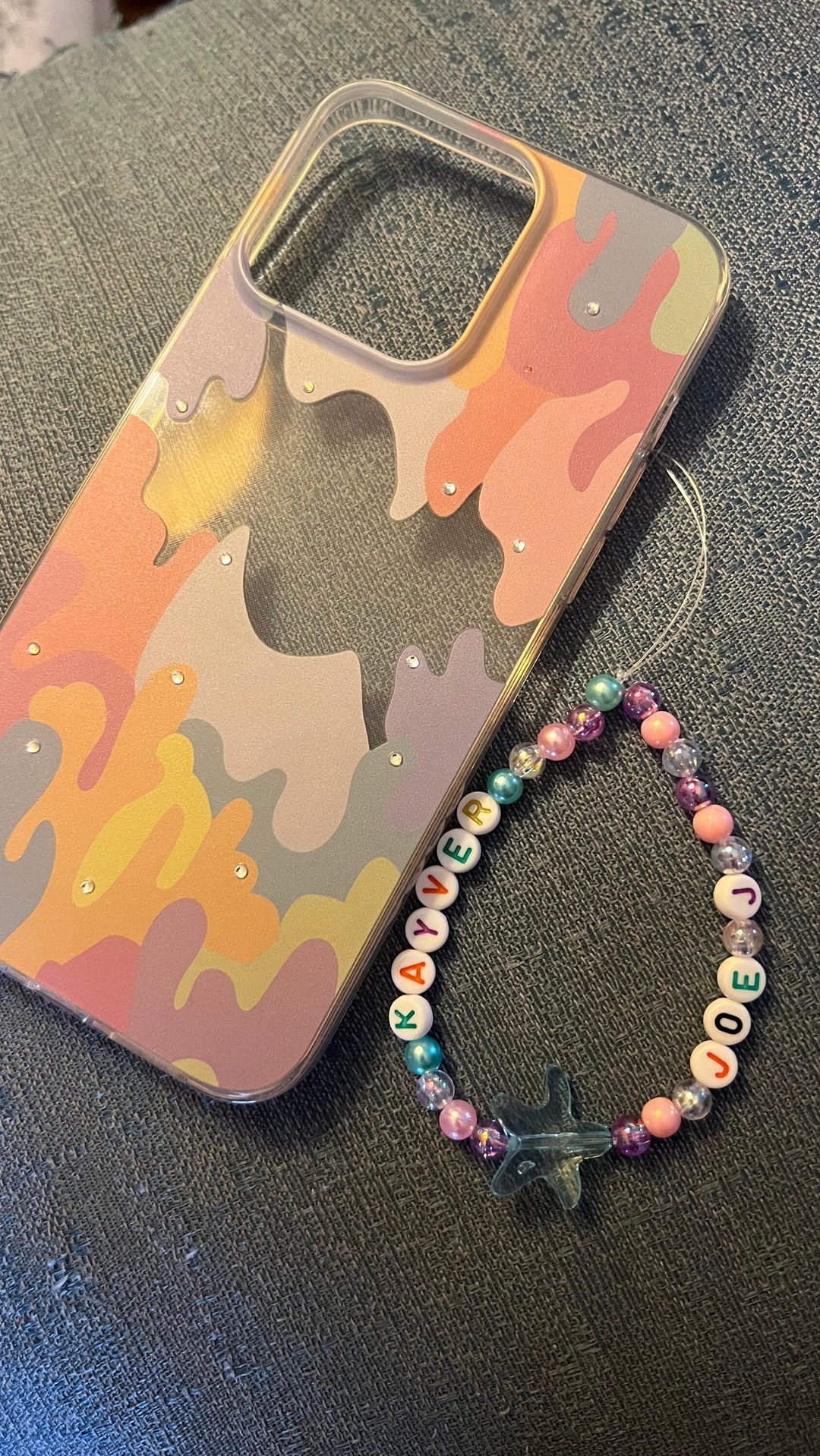 Custom Phone Charm Strap - Etsy