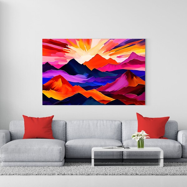 Mountainscape Art - Etsy