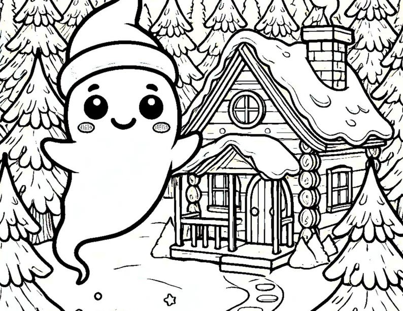 Spooky Time Digital Coloring Book – Fun Halloween-themed Pages for All ...