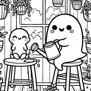 Spooky Time Digital Coloring Book – Fun Halloween-themed Pages for All ...