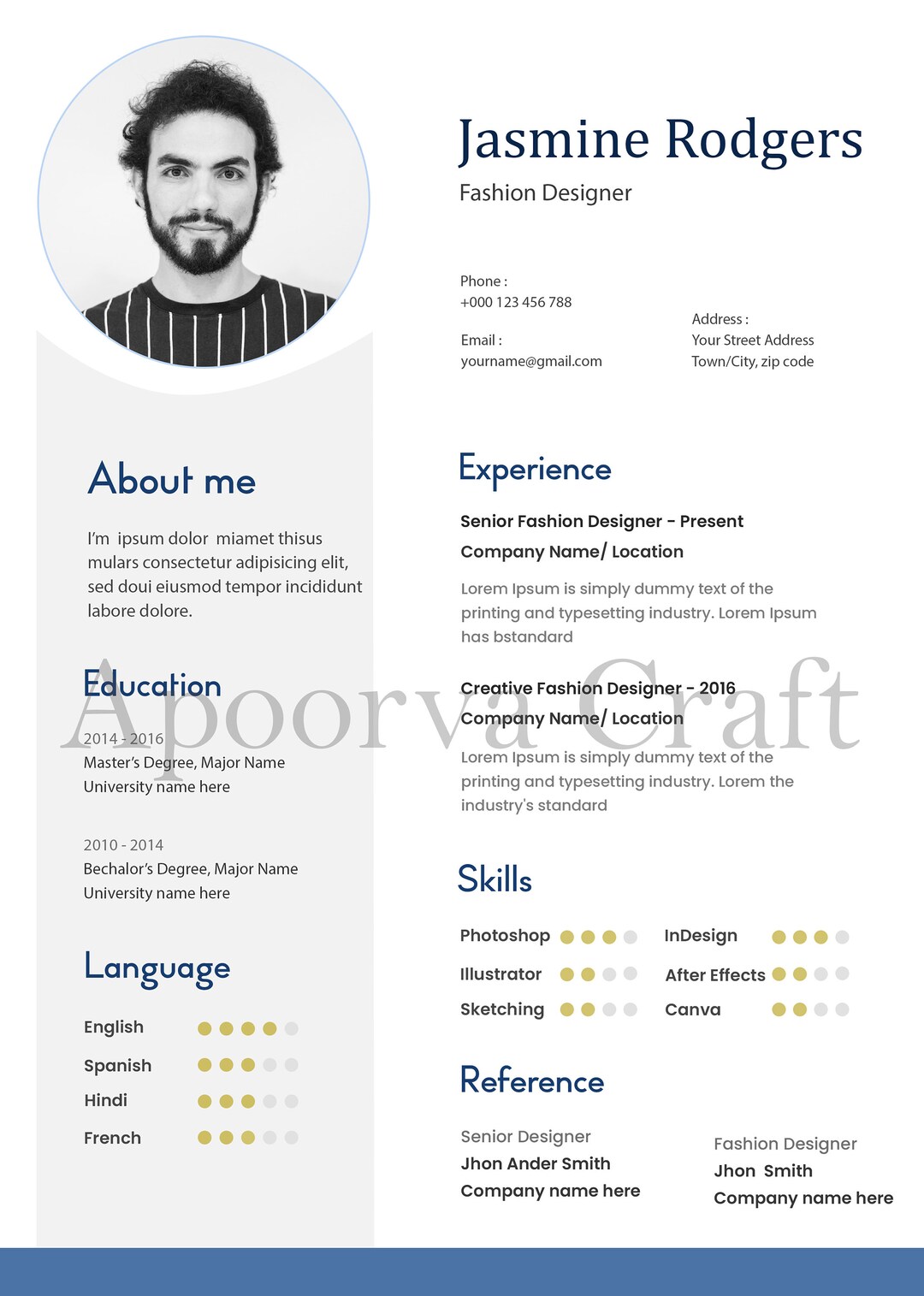 Resume Template | Effective CV Template | Professional Resume Template ...