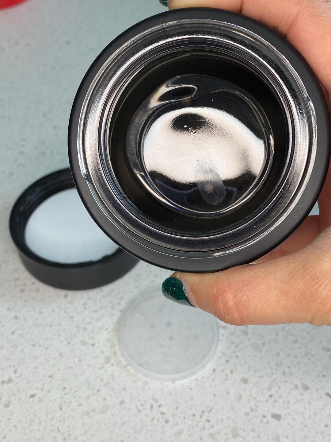 48 Pcs Matt Black Glass Jar, 100 Ml - Etsy