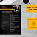 Elegant Template Resume Template With Photo CV Template - Etsy