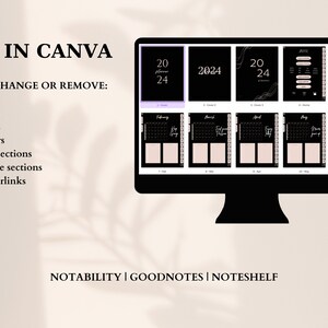 2024 Digital Planner Template Canva | Best Digital Planner | Today ...