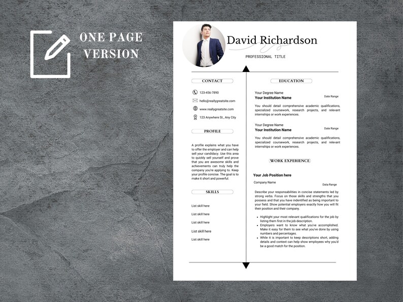2023 Resume Template, Resume Cover Letter, Minimalist Resume ...
