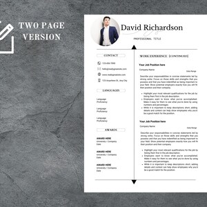 2023 Resume Template, Resume Cover Letter, Minimalist Resume ...