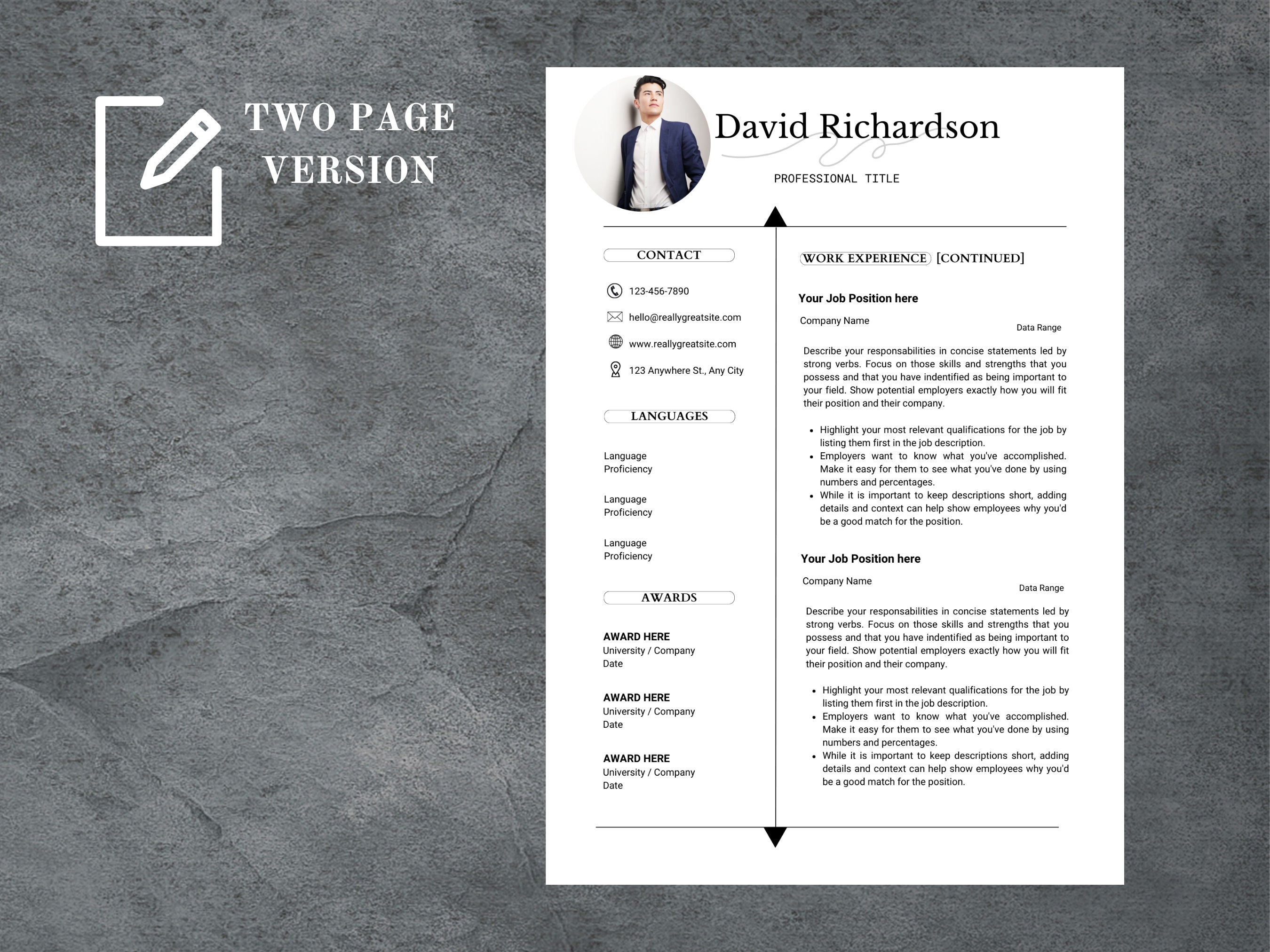 2023 Resume Template, Resume Cover Letter, Minimalist Resume ...