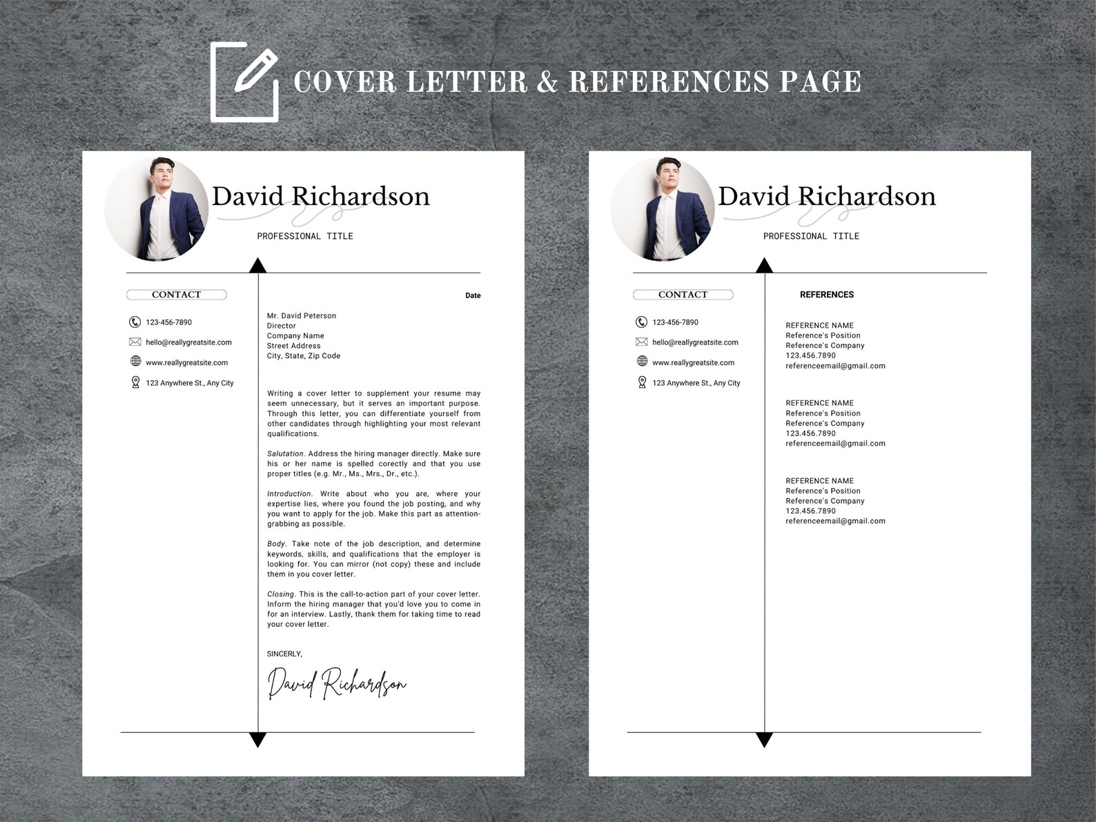 2023 Resume Template, Resume Cover Letter, Minimalist Resume ...