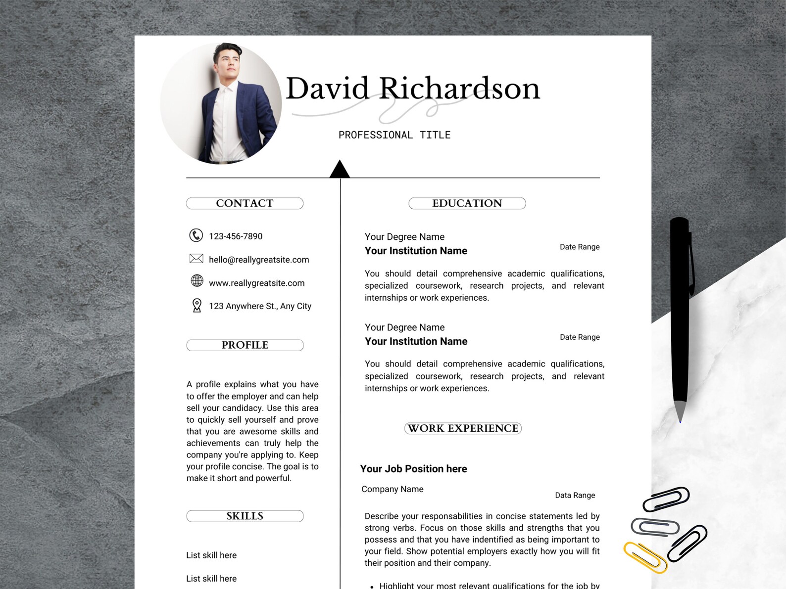 2023 Resume Template, Resume Cover Letter, Minimalist Resume ...