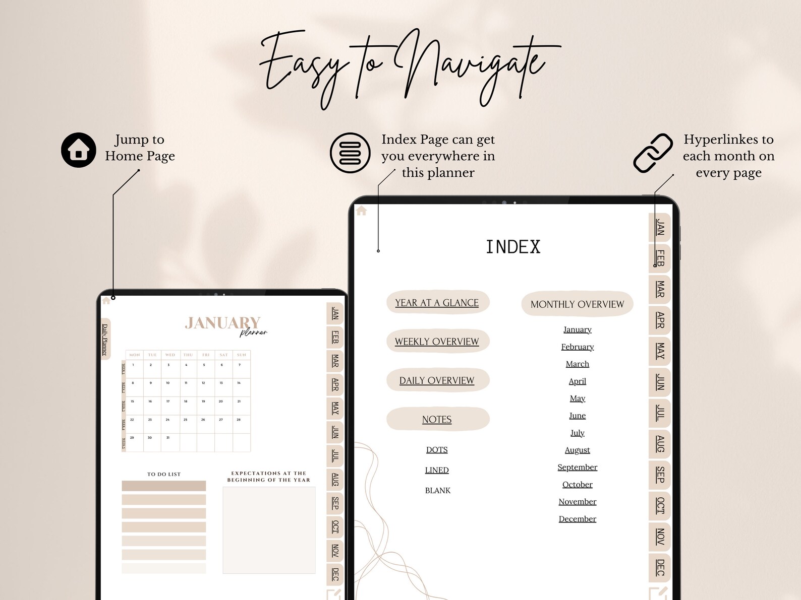 2024 Digital Planner Template Canva Best Digital Planner Today Planner ...