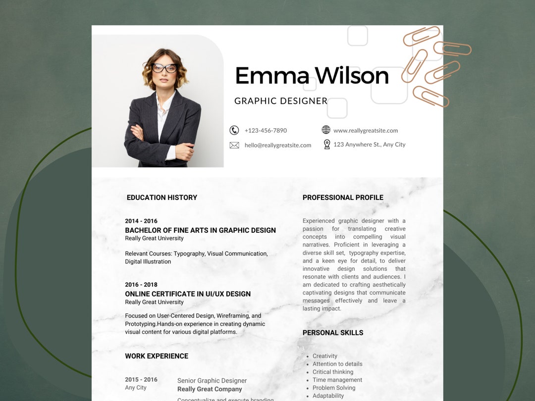 Free Resume Template | Resume Builder | Resume Format | Resume Writing ...