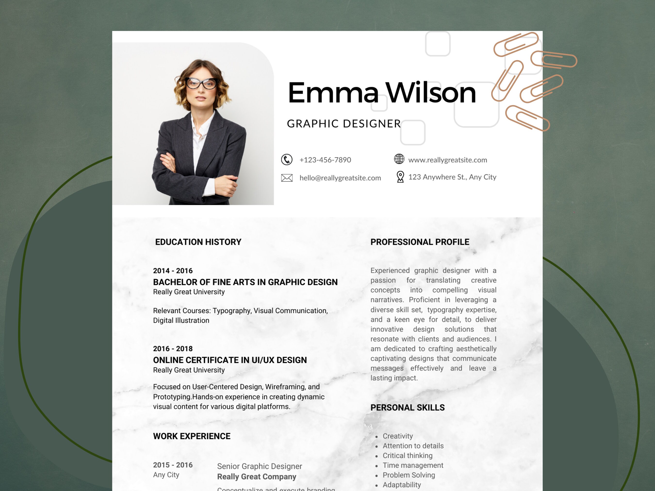 Free Resume Template | Resume Builder | Resume Format | Resume Writing ...