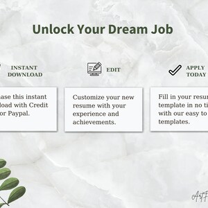 Modern Resume Template for Google Docs, Word, 2 Page Resume Template ...