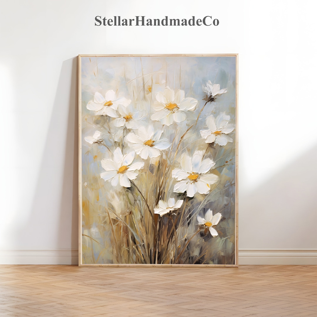 Printable Vintage Wildflower Prints, Country Field Landscape, Spring ...