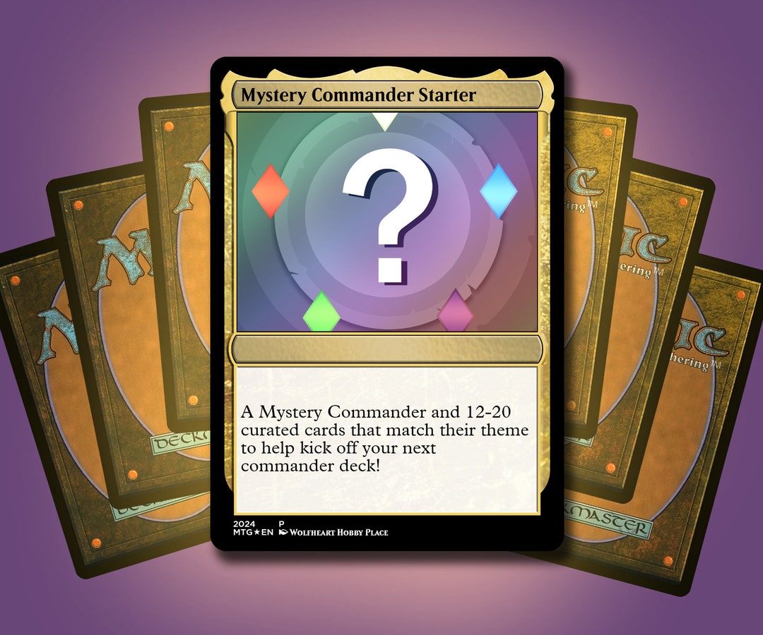 Custom Mystery Commander Starter Pack, Mystery Commander and 12-20 ...