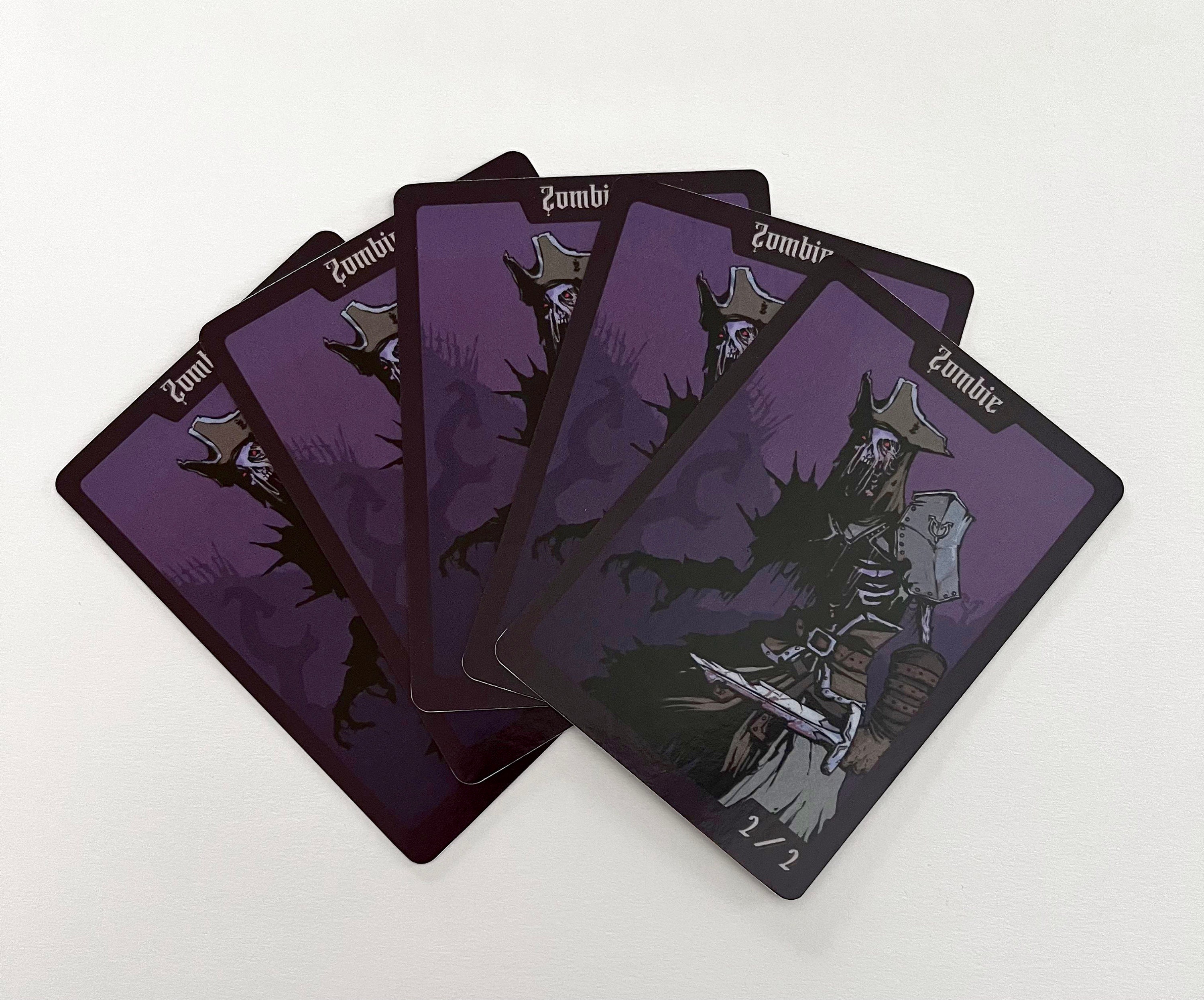 5 Zombie Tokens for Magic: the Gathering Custom - Etsy
