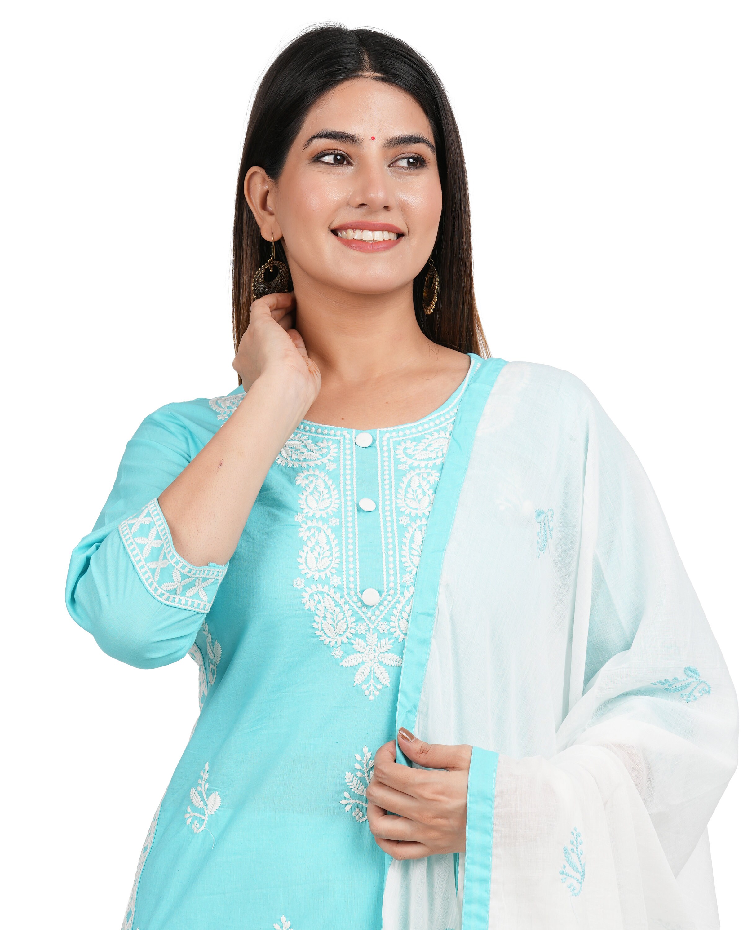 Printed Kurti Set, Kurta Set , Trendy Outfit, , Pakistani Kurti Set, 3 ...