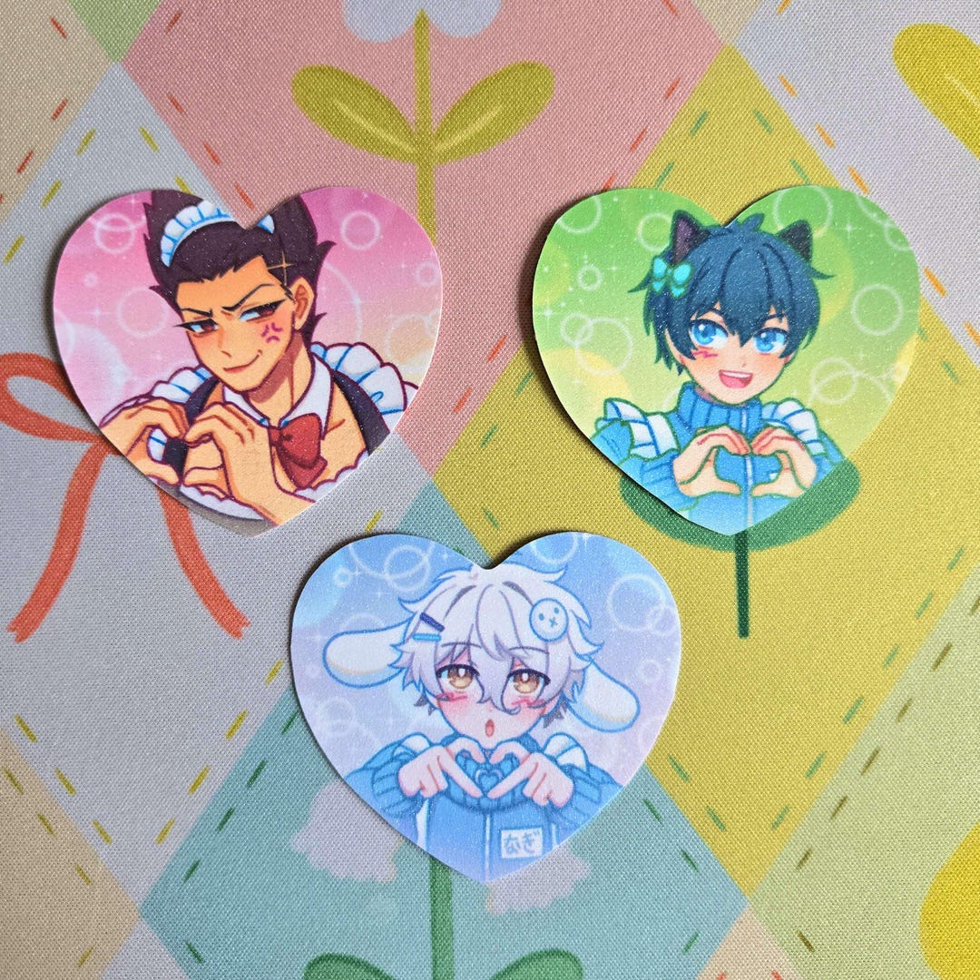 Blue Lock Maid Barou Trio Stickers - Etsy