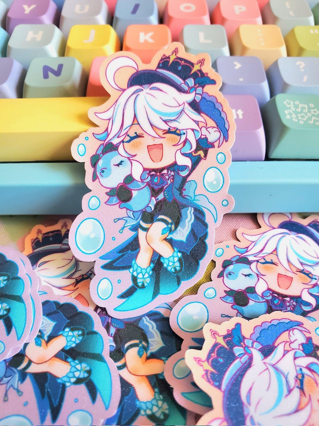 2.75-in Genshin Impact Furina Stickers - Etsy