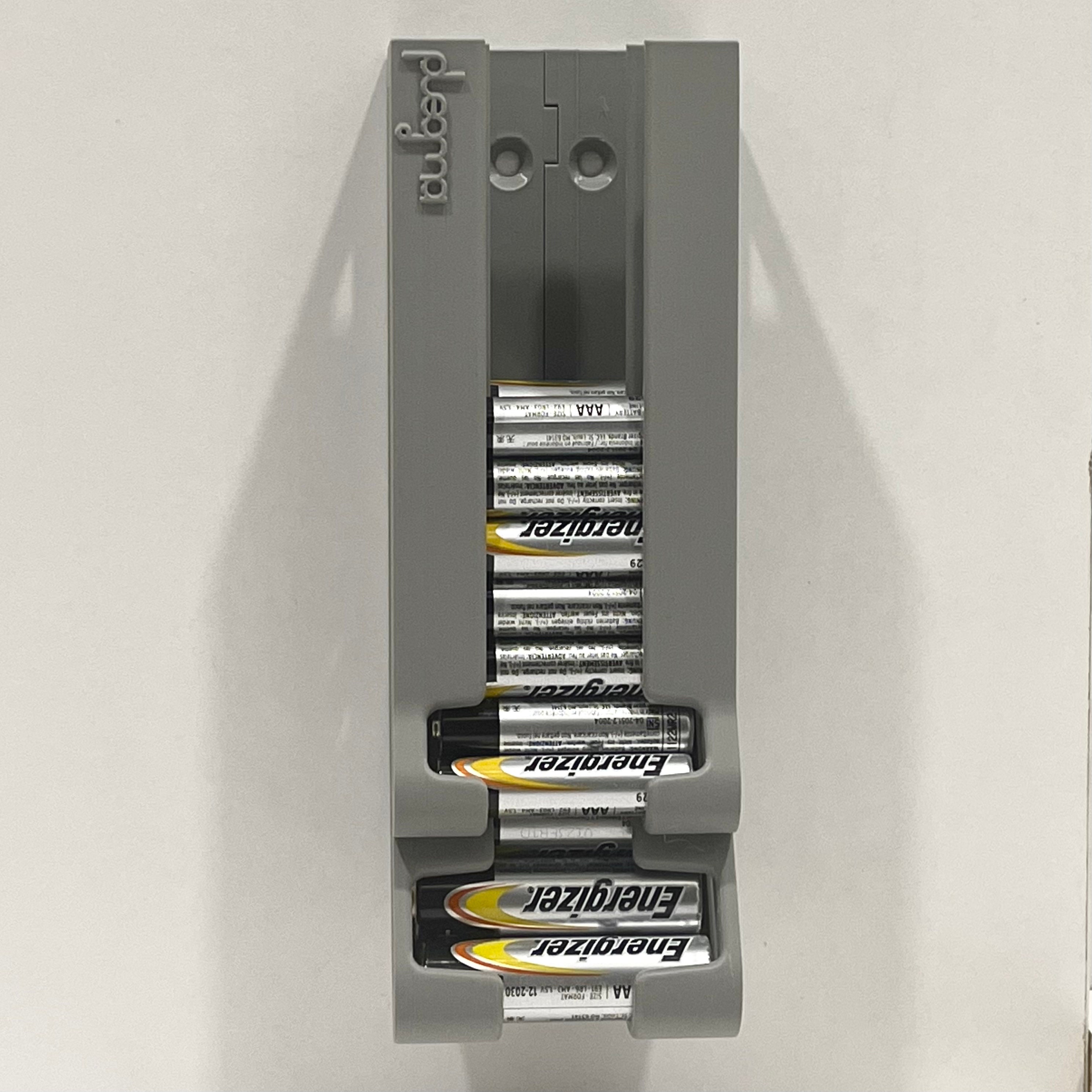 Gravity-flow AA/AAA Battery Dispenser: Wall Mountable Organizer - Etsy