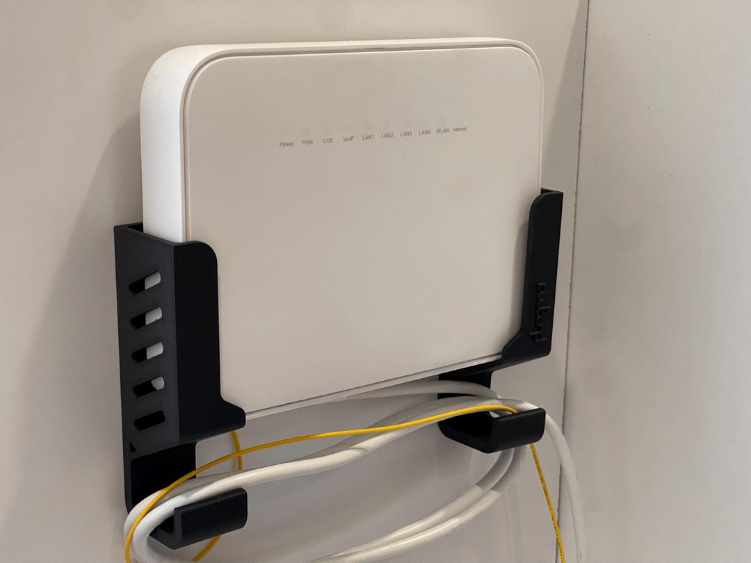 Universal Dual Bracket Wall Mount - Laptop Wall Mount Bracket - Router ...