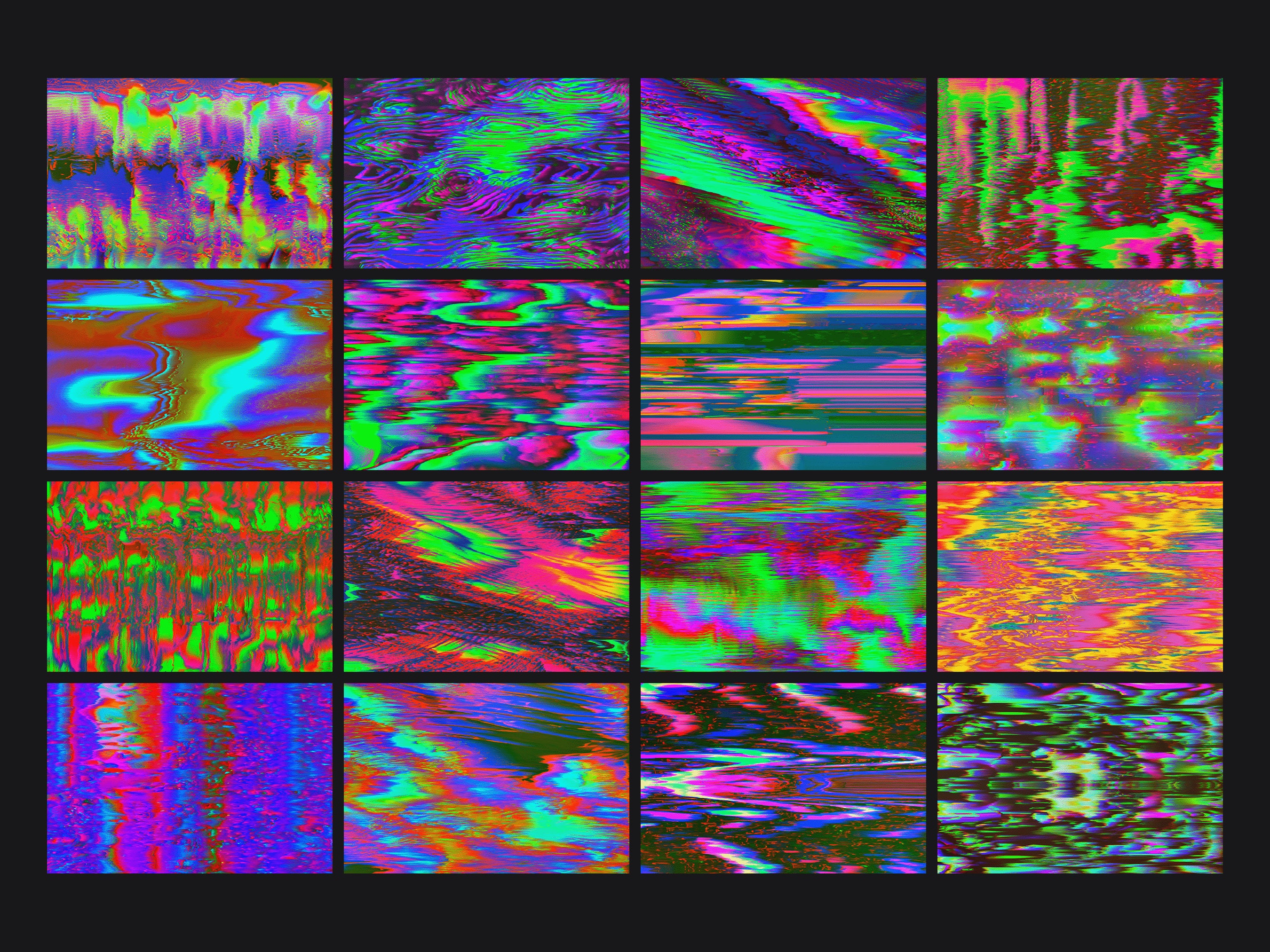 Glitch Digital Paper, Glitch Effect Background, Digital Paper ...