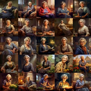 50 Old NPC Portraits TCG, Dnd, RPG Image Portrait Collection for ...