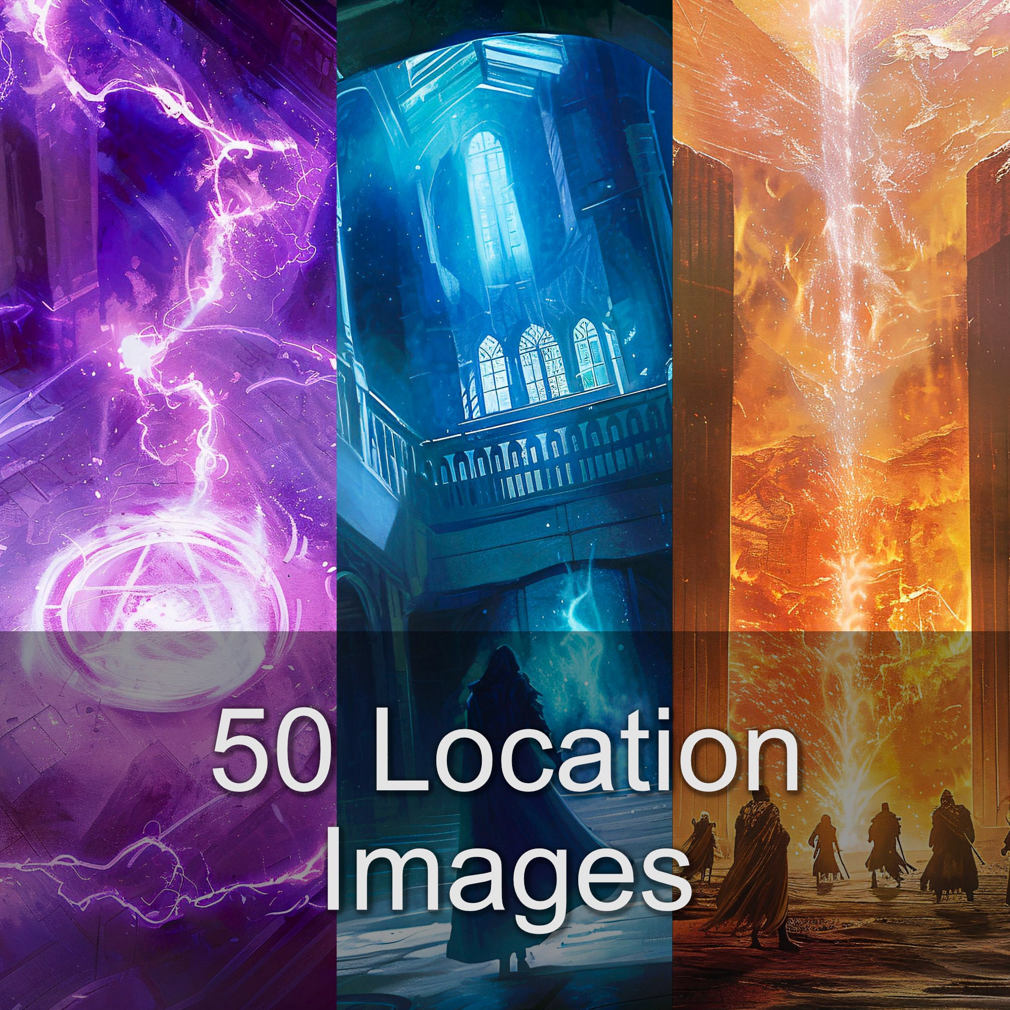 50 Location Images Set 4 TCG, Dnd, RPG Image Portrait Collection for ...
