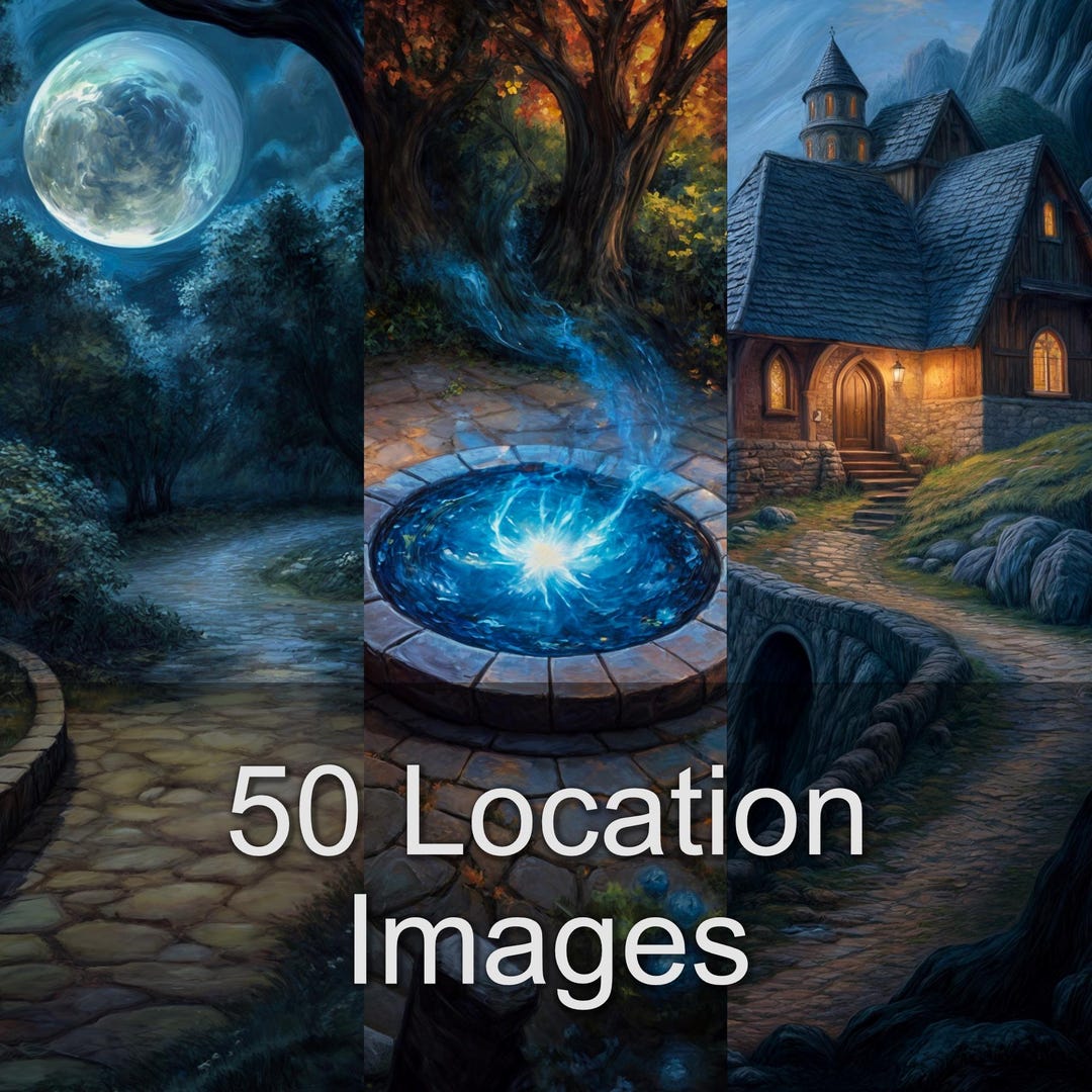 50 Location Images Set 6 - TCG, Dnd, RPG Image Portrait Collection for ...