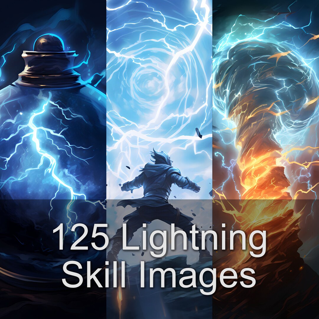 125 Lightning Skill Images - TCG, Dnd, RPG Image Portrait Collection ...