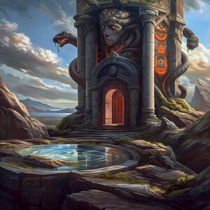 50 Location Images Set 5 - TCG, Dnd, RPG Image Portrait Collection for ...