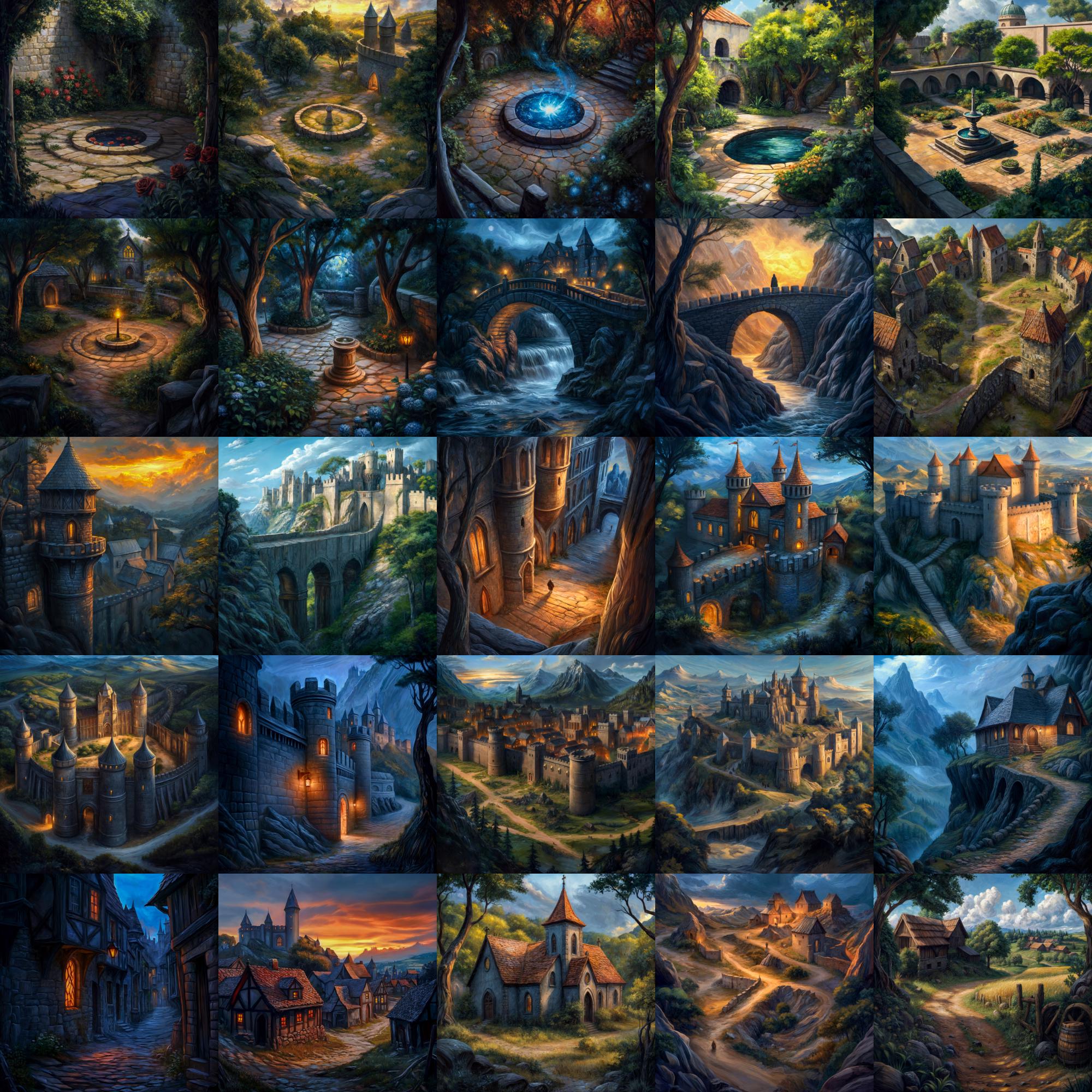 50 Location Images Set 6 - TCG, Dnd, RPG Image Portrait Collection for ...