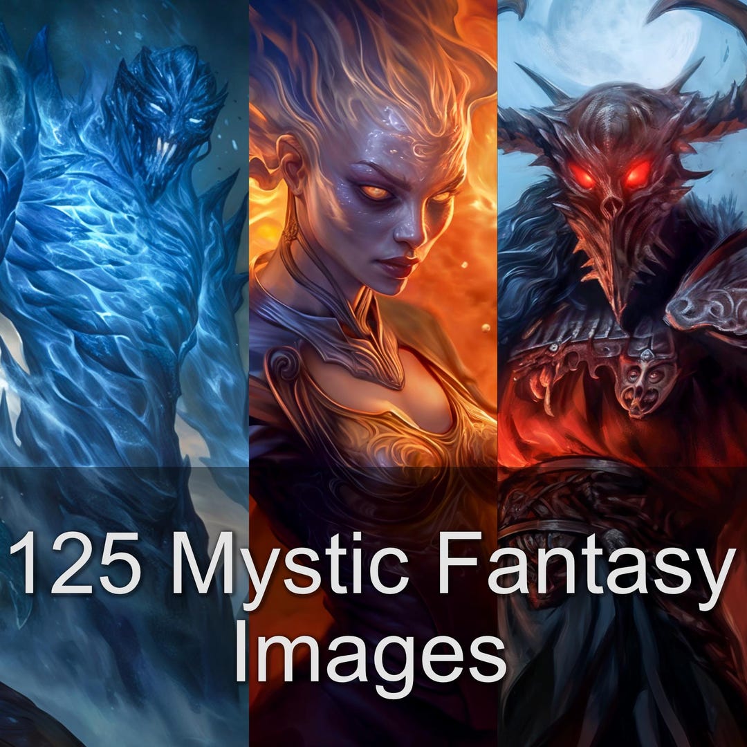 125 Fantasy Character, Monster and Location Images - TCG, Dnd, RPG ...