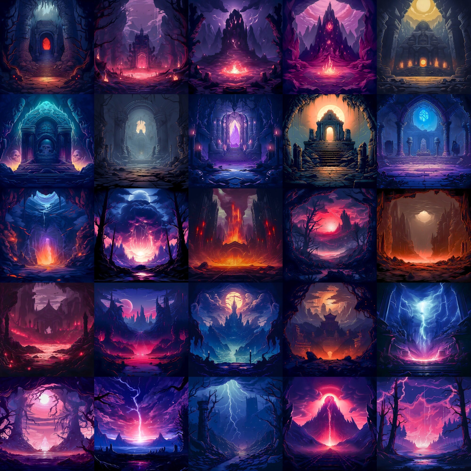 50 Location Images Set 3 TCG, Dnd, RPG Image Portrait Collection for ...