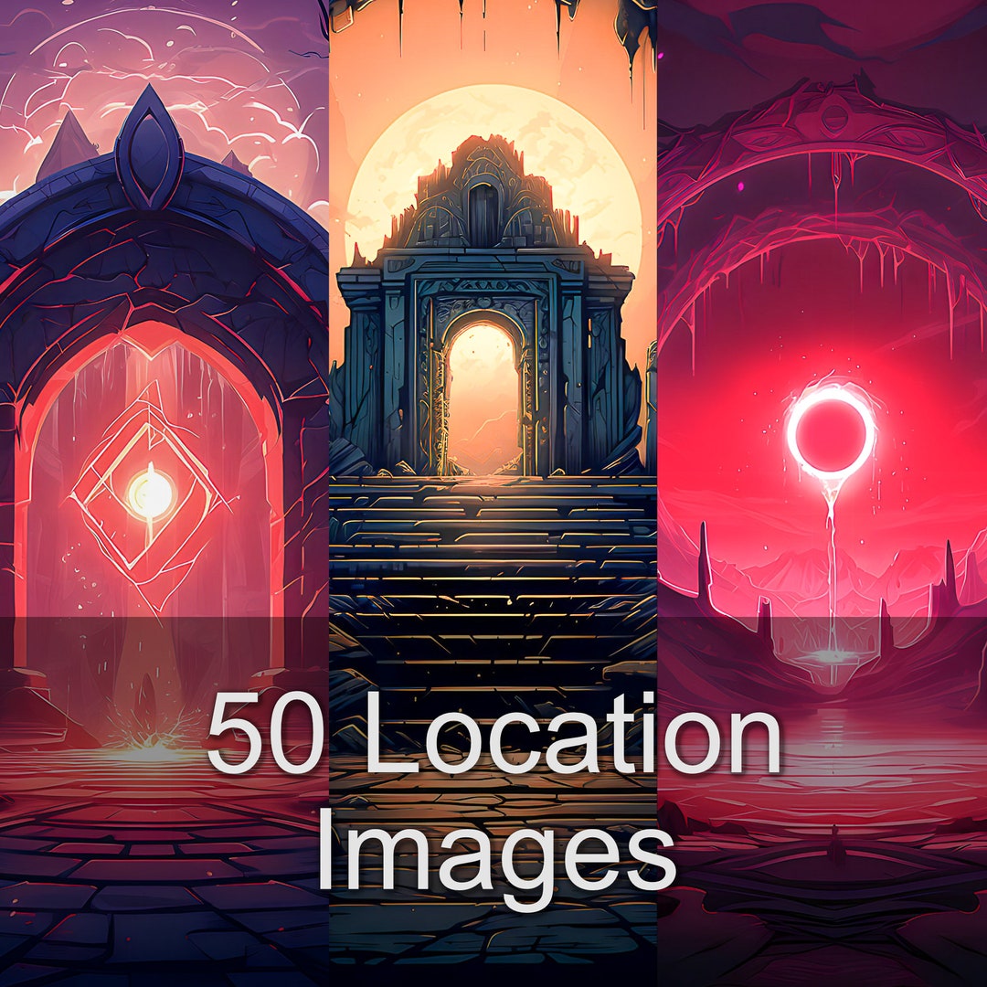 50 Location Images Set 3 TCG, Dnd, RPG Image Portrait Collection for ...