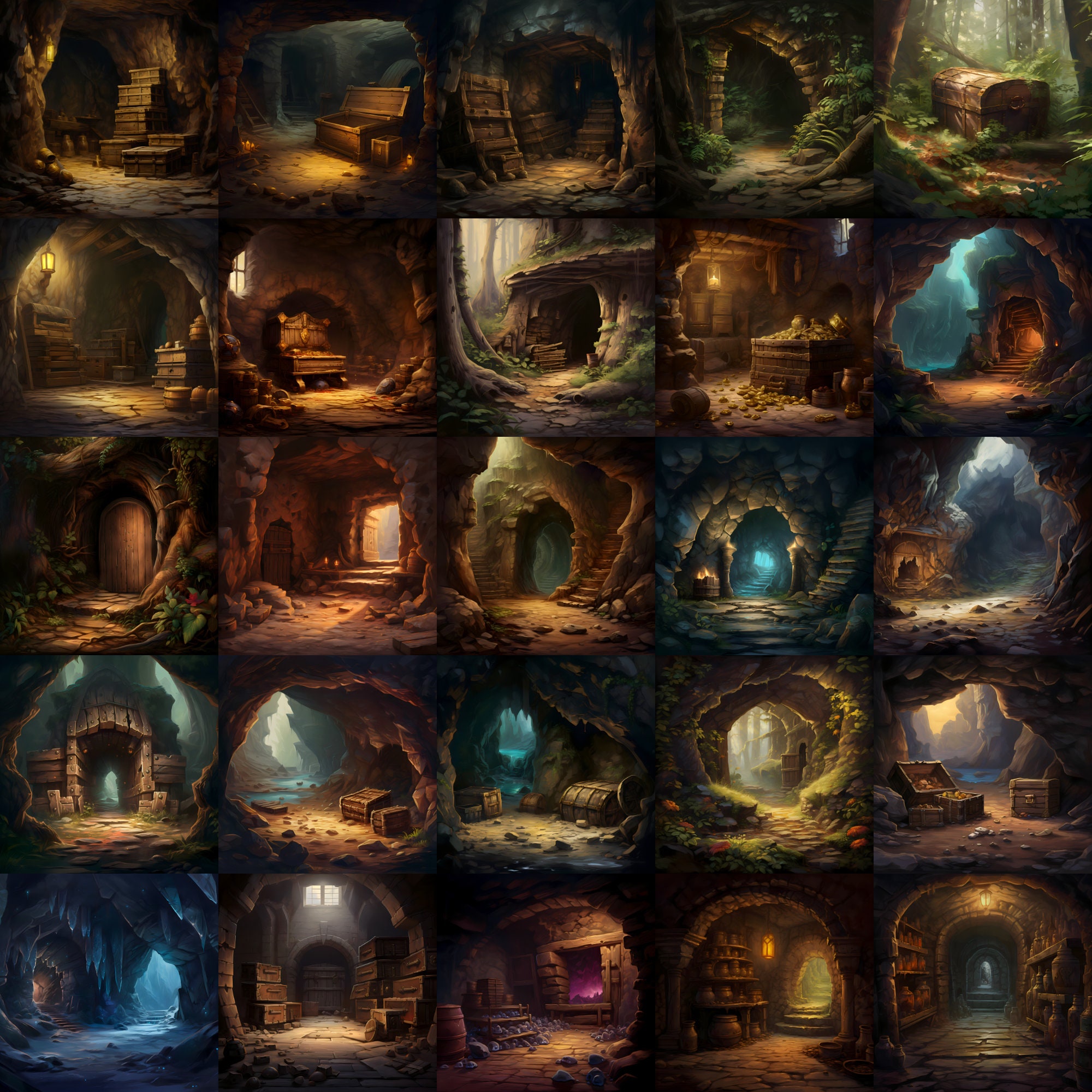 50 Hideout Place Images TCG, Dnd, RPG Image Portrait Collection for ...