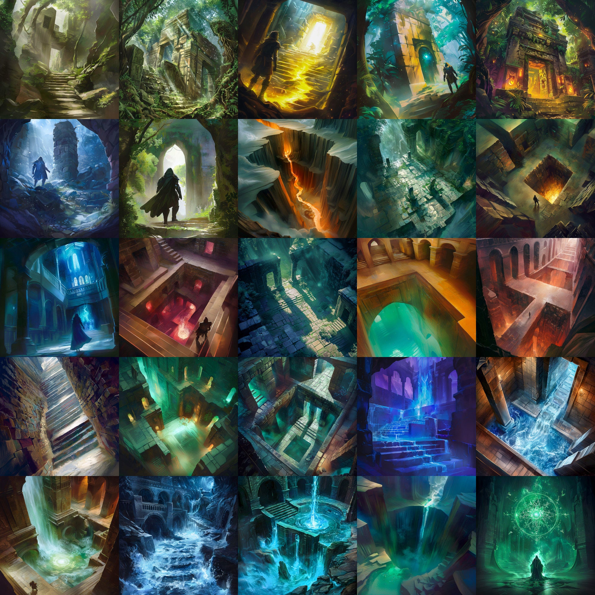 50 Location Images Set 4 TCG, Dnd, RPG Image Portrait Collection for ...