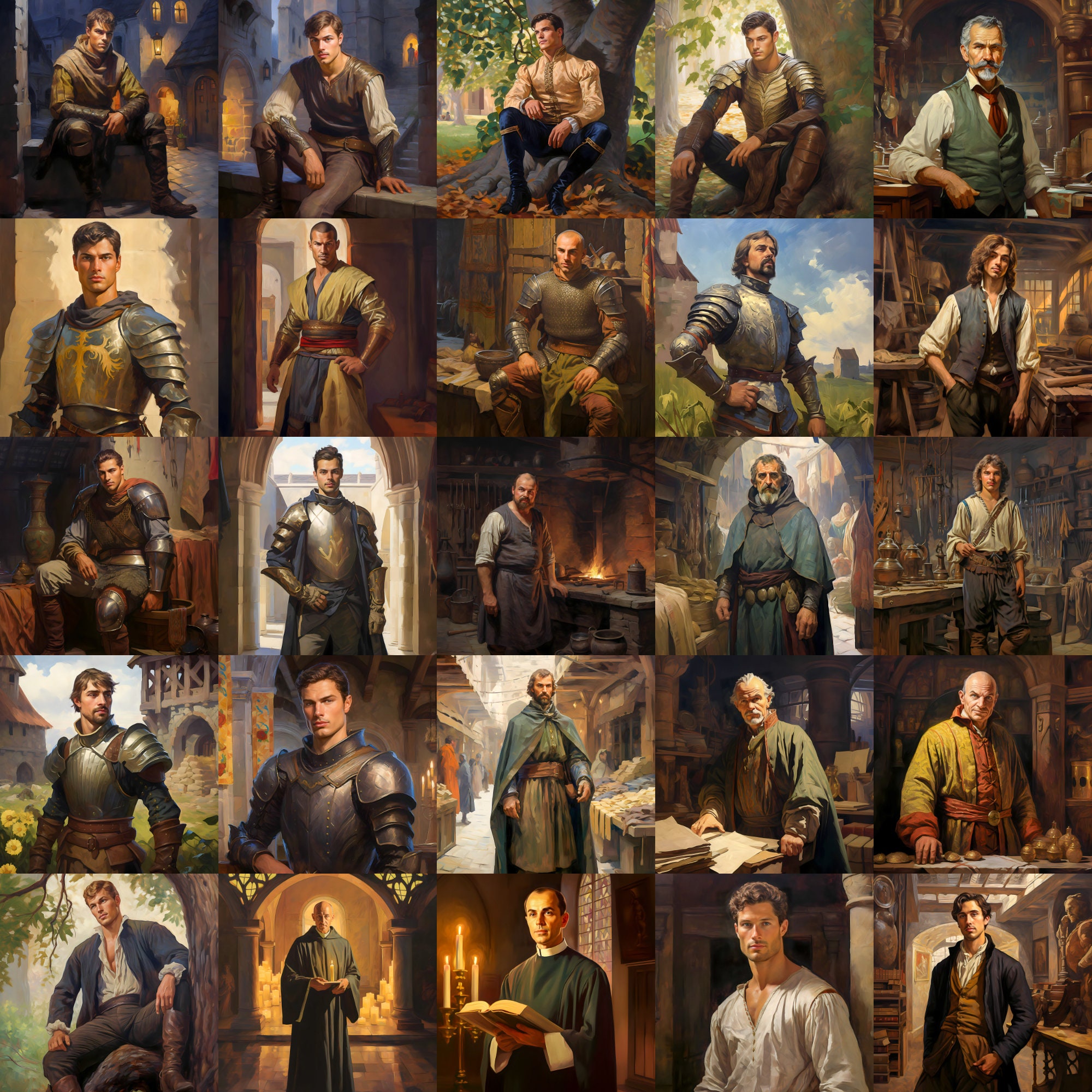 125 Town NPC Portraits - TCG, Dnd, RPG Image Portrait Collection for ...