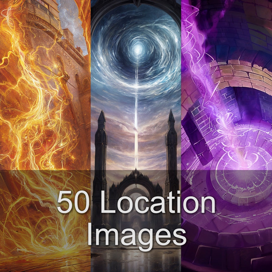50 Location Images Set 4 - TCG, Dnd, RPG Image Portrait Collection for ...